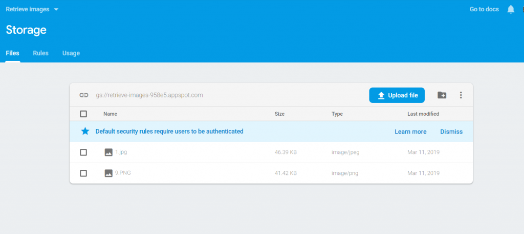 Retrieve Image From Firebase Storage In Android