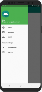 Navigation Drawer in Kotlin Android - Android Hire
